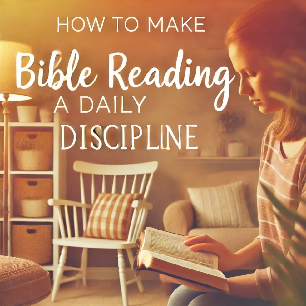 How to Make Bible Reading a Daily Discipline - De Anna Morris